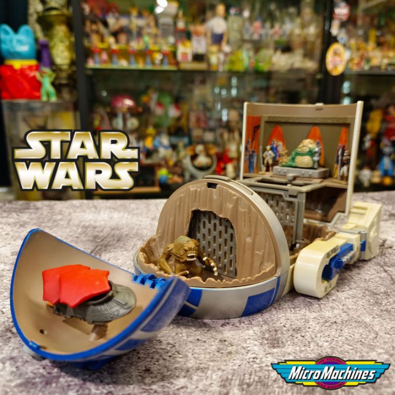 ⭐喔啦玩具店⭐特價品 星際大戰 R2-D2 賈霸 場景 1994 老玩具 galoob Micro Machines | 蝦皮購物
