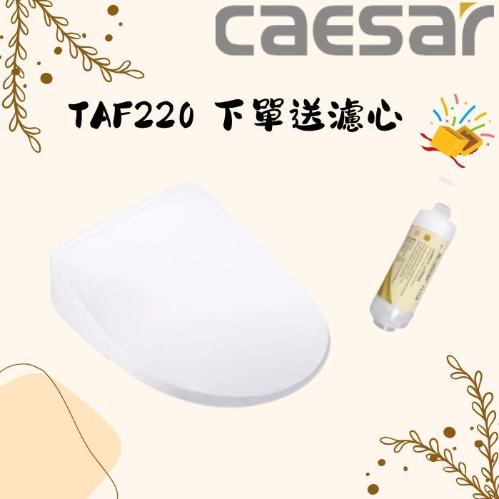 配合蝦皮券回饋10%現金【CAESAR 凱撒衛浴】瞬熱式電腦馬桶座 TAF220 easelet 逸潔電腦馬桶座 | 蝦皮購物