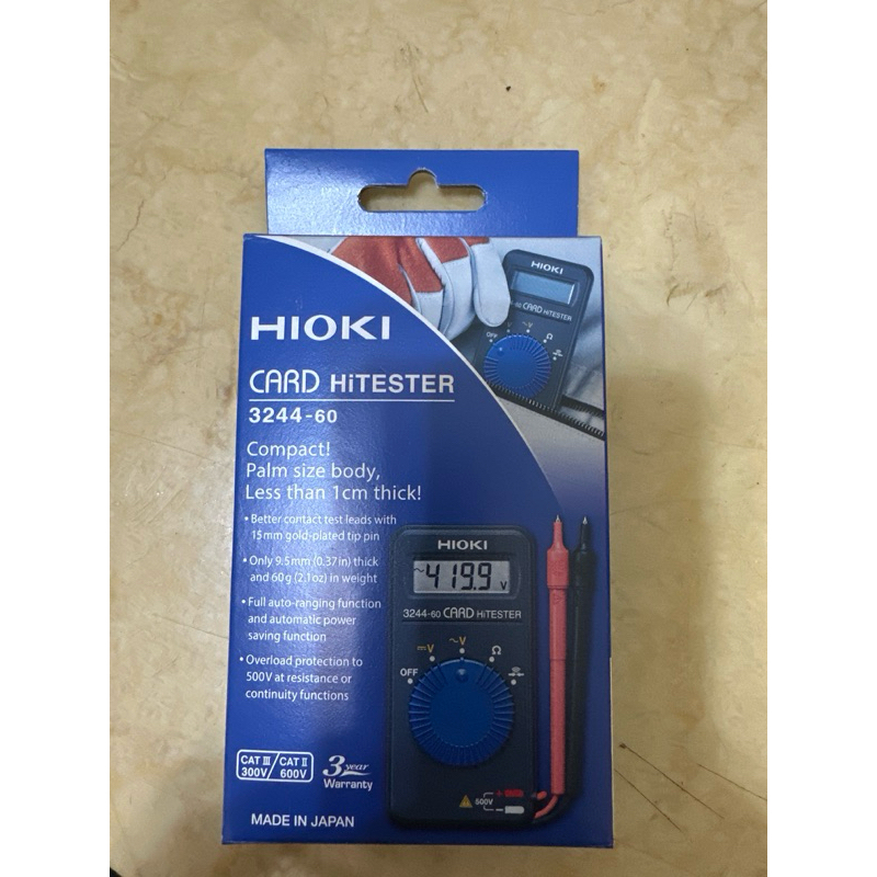 HIOKI 3244-60 口袋型三用電表 | 蝦皮購物