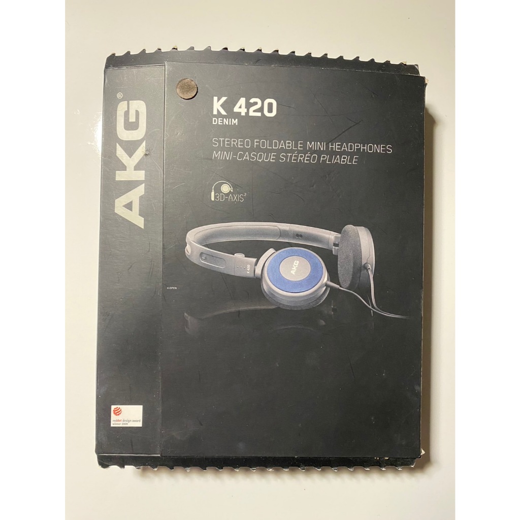 AKG K420 紅點大賞 半開放式 摺疊耳機 耳機 耳罩式耳機 免運費 | 蝦皮購物