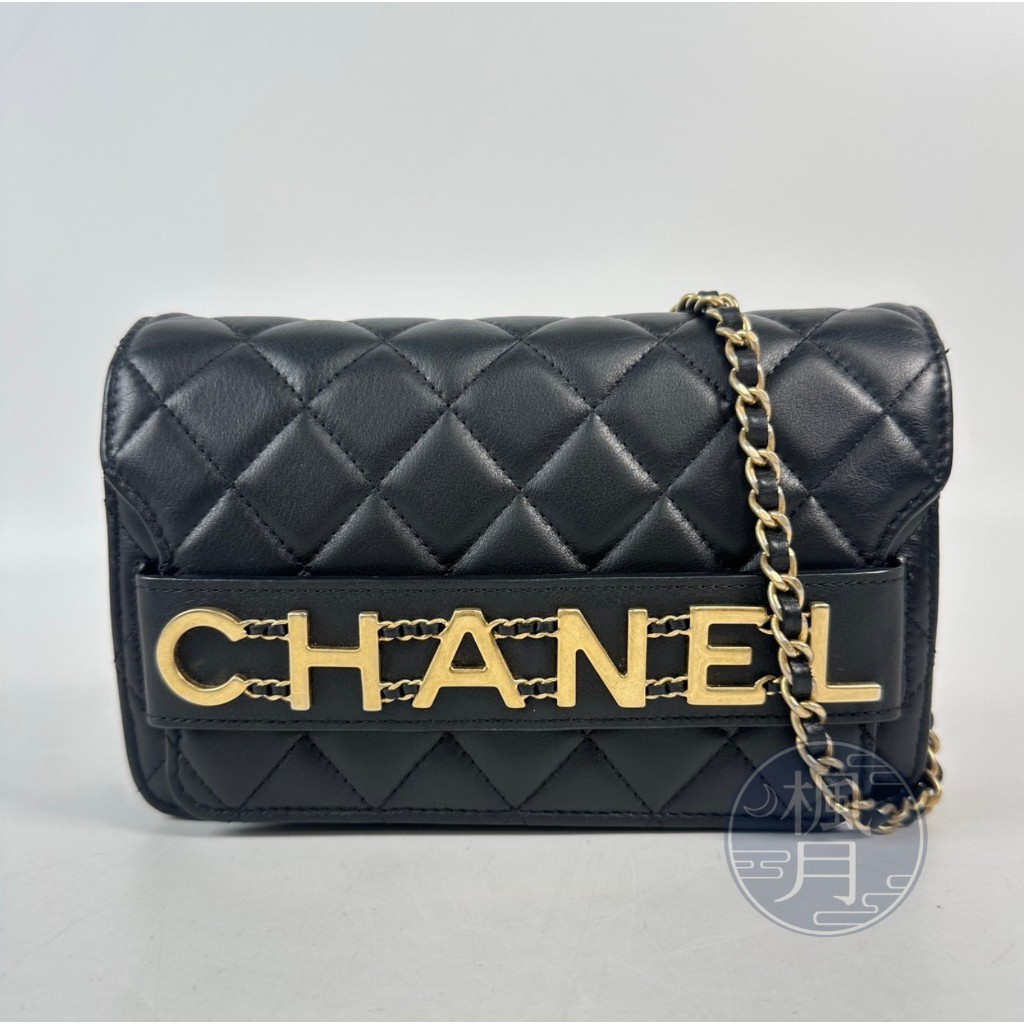 CHANEL 29開 黑 CHANEL LOGO WOC | 蝦皮購物