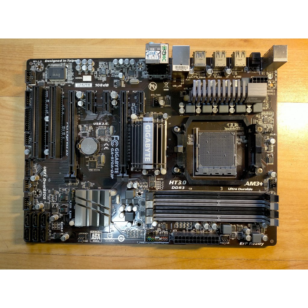 B.AM3+主機板-GA-970A-D3P FX Phenom雙UEFI BIOS USB3.0 DDR3直購價880 | 蝦皮購物