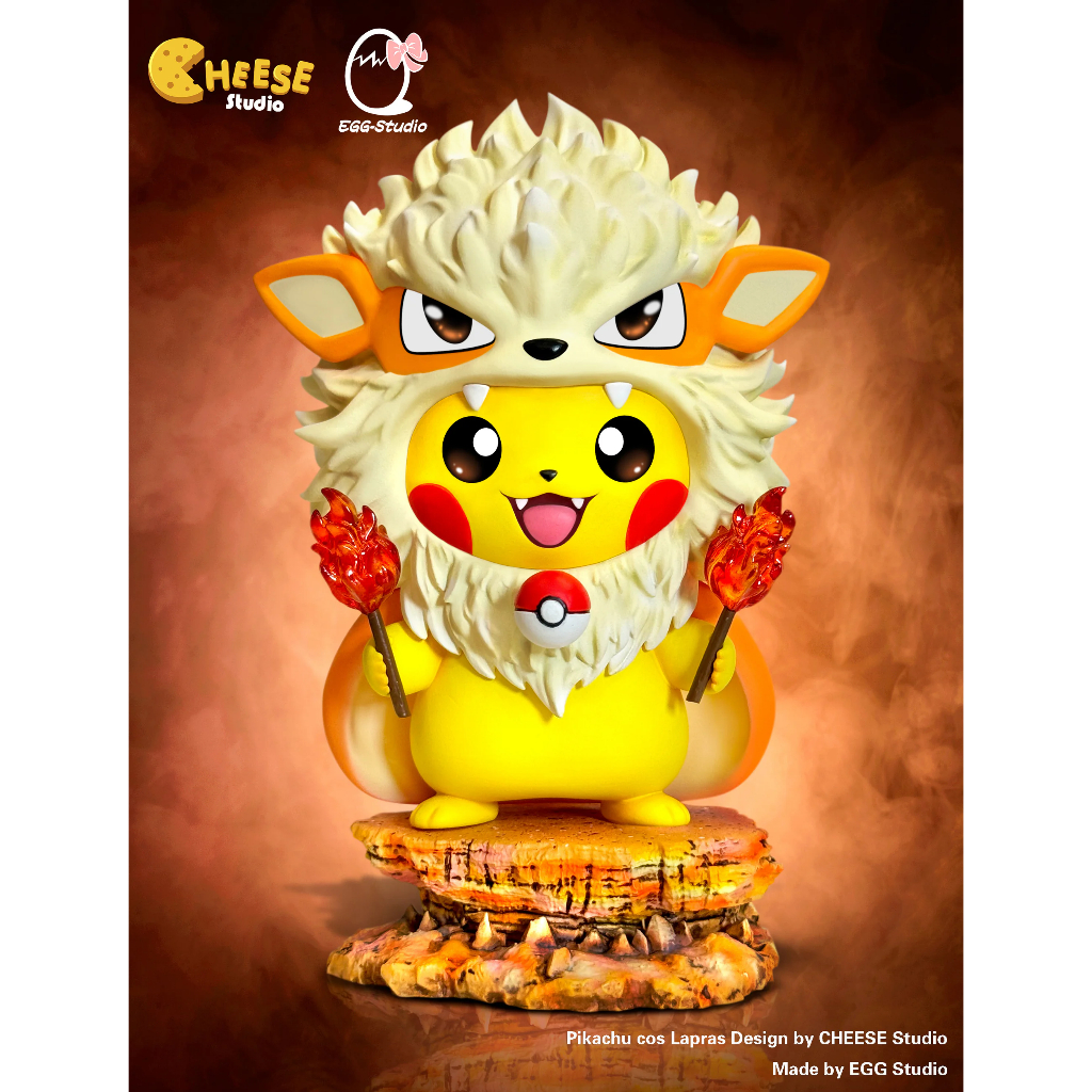 《玩具老闆 》EGG CHEESE 皮卡丘 風速狗 變皮 寶可夢 變皮系列 GK | 蝦皮購物