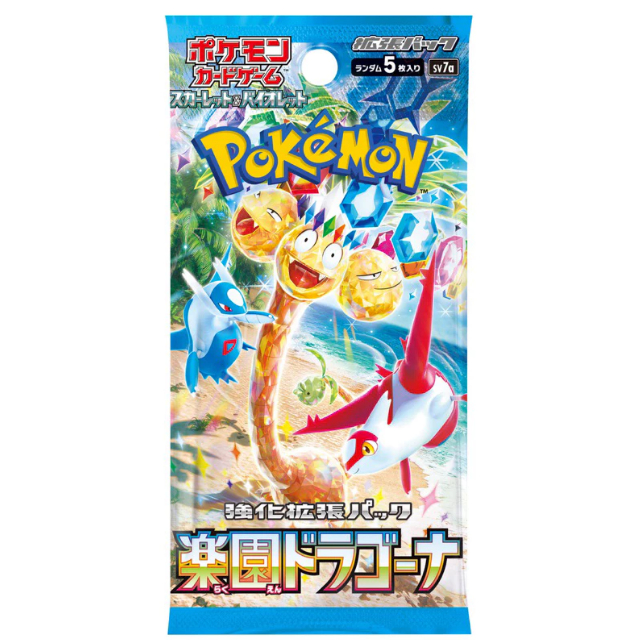 ☺️現貨《尤卡牌》日版 PTCG sv7a 楽園ドラゴーナ 樂園騰龍 寶可夢補充包 散包 集換式卡牌遊戲 | 蝦皮購物