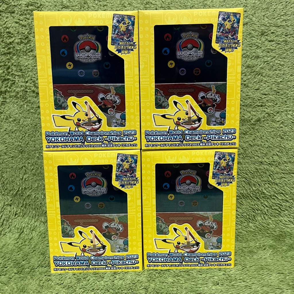 寶可夢 神奇寶貝 日版 PTCG 2023 WCS 橫濱 世界賽 限定鐵盒 預組 紀念套牌 皮卡丘 | 蝦皮購物