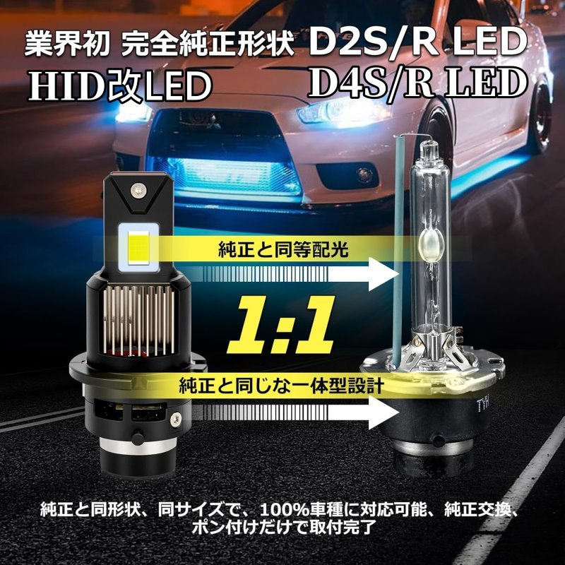 全新款原廠配備HID D2S/D2R/D4S/D4R 改LED大燈 6000K超白光 亮度倍增 直上型 防水蓋可蓋 | 蝦皮購物