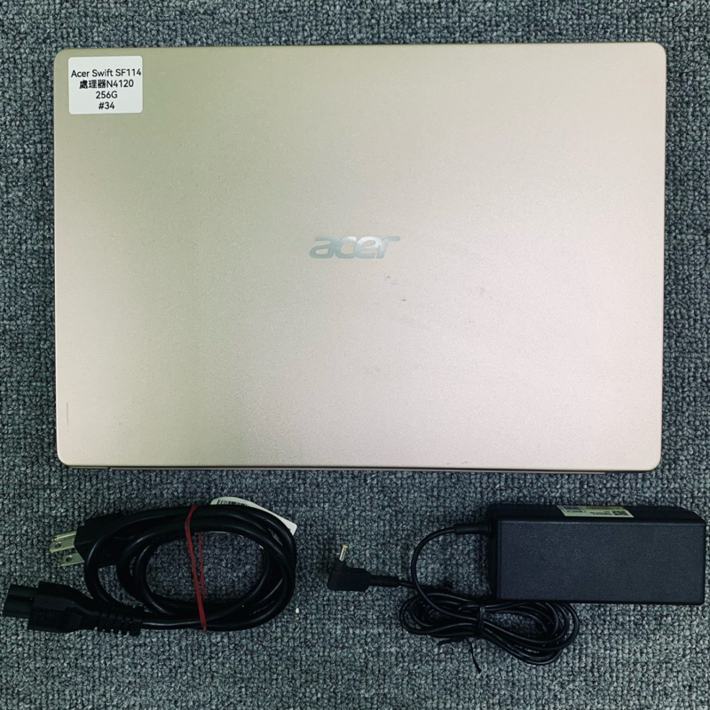 ACER Swift 1 SF114｜14吋 N4120/UHD 600/4GB/256GB SSD｜金色｜二手｜#34 | 蝦皮購物