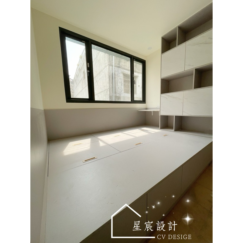 EGGER歐洲原廠進口板材低甲醛F ★ ★ ★ ★｜系統櫃訂製連工帶料｜雙人床榻單人床踏臥榻｜F417灰色布紋 | 蝦皮購物