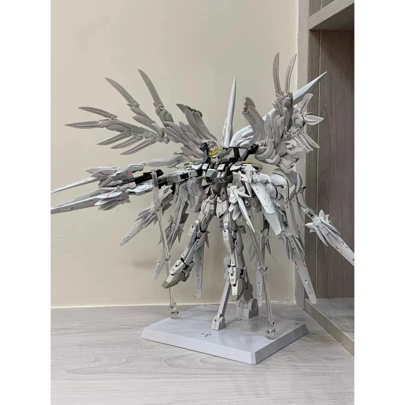 只有一盒 大班 8827 MG 1/100 FIX第三版 白雪姬 可變形 12矮星炮 附地台水貼 天使鋼彈 飛翼卡版 | 蝦皮購物