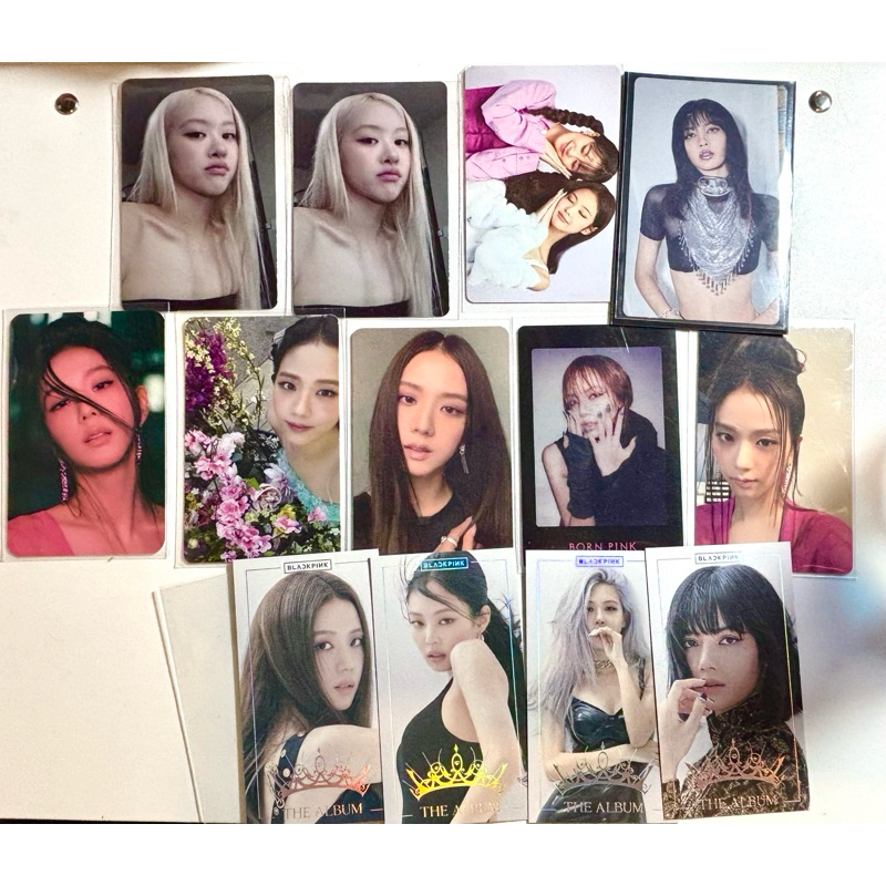 BLACKPINK 小卡 出清 jisoo rosé lisa jennie小卡 cp卡 花海秀 肉 妮 莎 秀 | 蝦皮購物