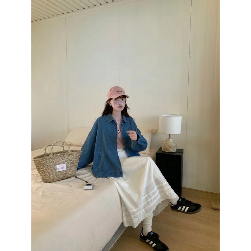 S153.5 - - 牛仔拉鍊外 二色 現貨 | 蝦皮購物