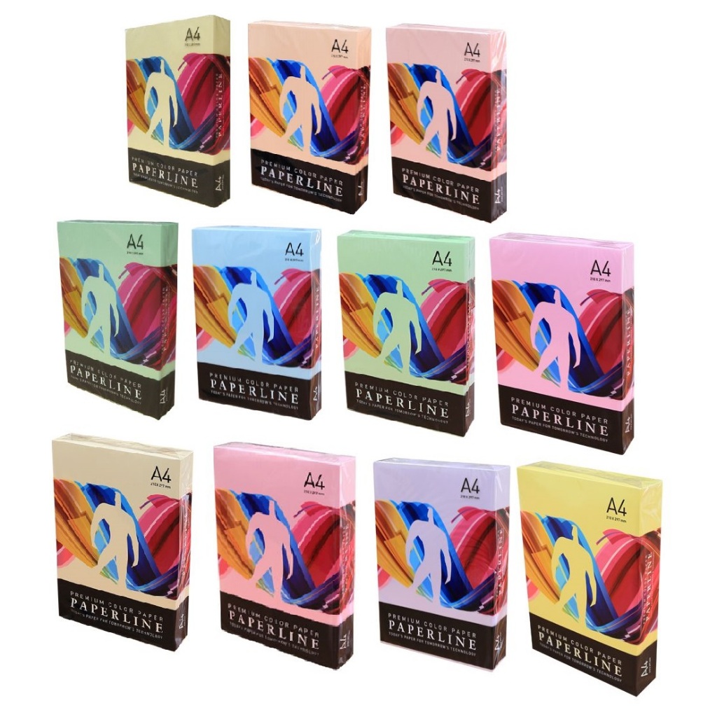 【揪是 i 文具】PAPER LINE 80P 80磅 A4 彩色影印紙 淺色系 | 蝦皮購物