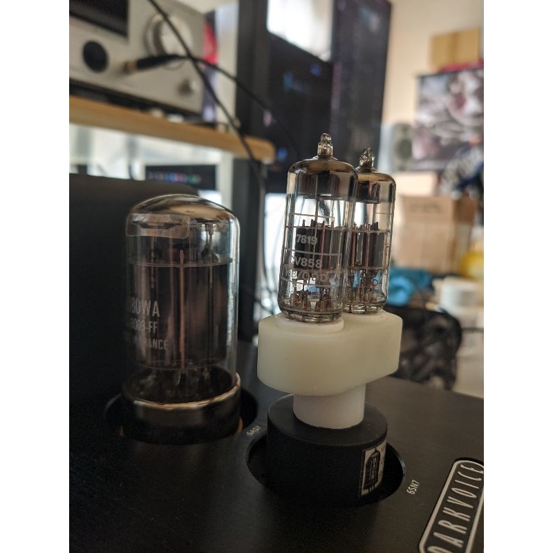 雙6J6轉12AU7轉接座（包含一對RCA 6J6 無印）搭配12au7轉6SN7可代6SN7 真空管轉接座 | 蝦皮購物