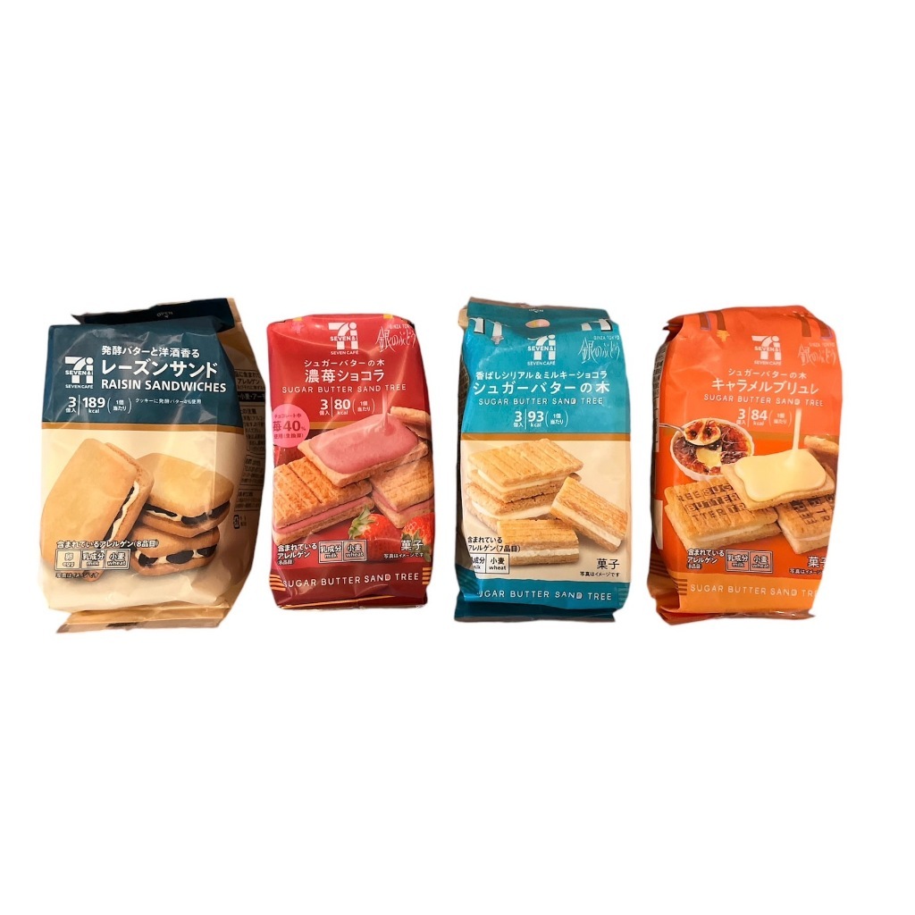 日本7-11限定 砂糖奶油樹 Sugar Butter Tree 原味/焦糖布蕾 | 蝦皮購物