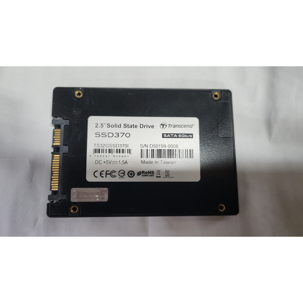 含稅 固態硬碟 創見 SSD 32G 32GB 保固一個月 09H259 | 蝦皮購物