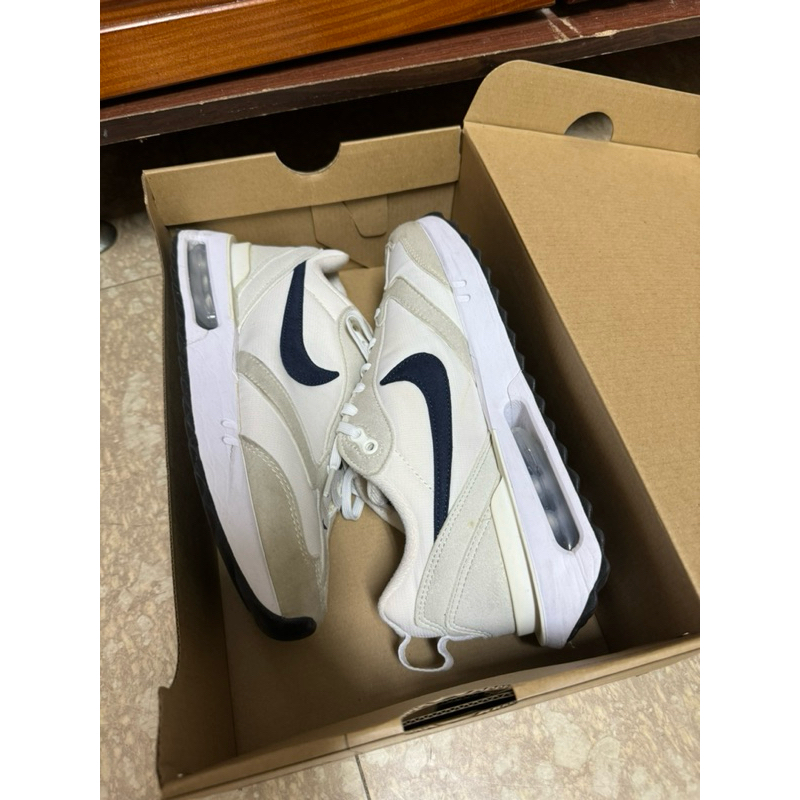 NIKE AIR MAX DAWN 運動鞋 氣墊 緩震 麂皮 米白 DH4656-100 24cm | 蝦皮購物