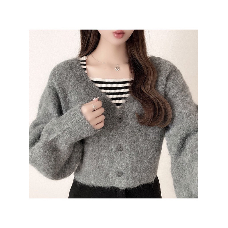 現貨｜GRL 日單🇯🇵 15%羊毛 超級柔軟羊毛混紡針織開衫 三標齊全 | 蝦皮購物