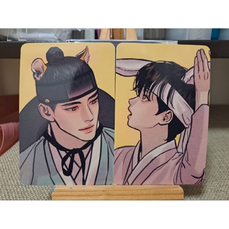 【價格已含綁】夜畫帳 Byeonduck BL Award 雙人小卡 特典拍立得 愛心特典貼紙 夜画帳 | 蝦皮購物