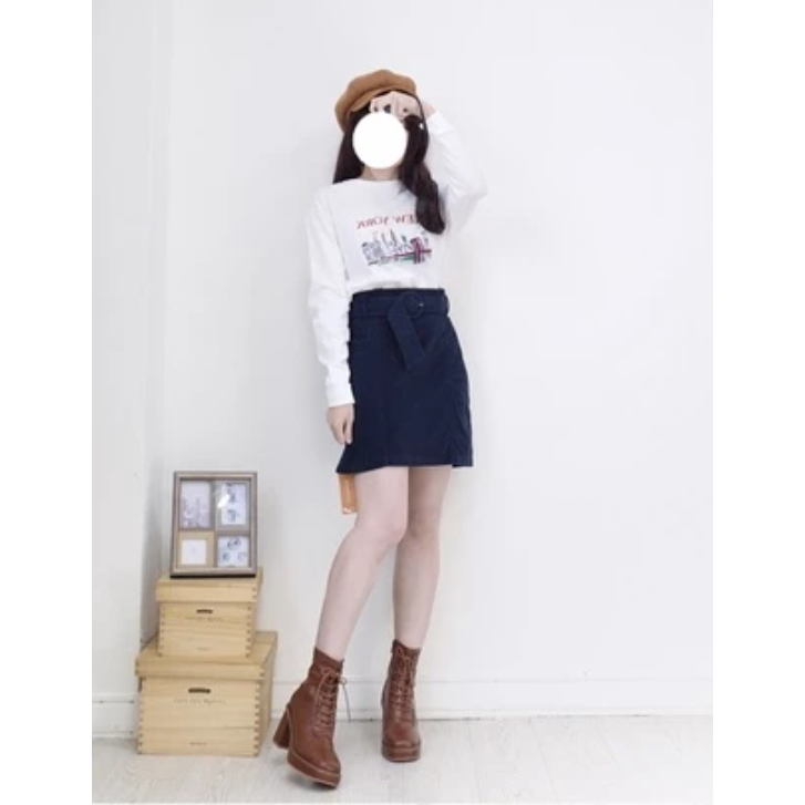 【全新日貨短裙】REDYAZEL燈芯絨短裙 / Rika & Albert | 蝦皮購物