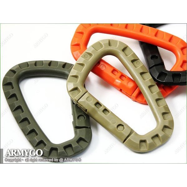 【ARMYGO】戰術快速 D型扣環 | 蝦皮購物