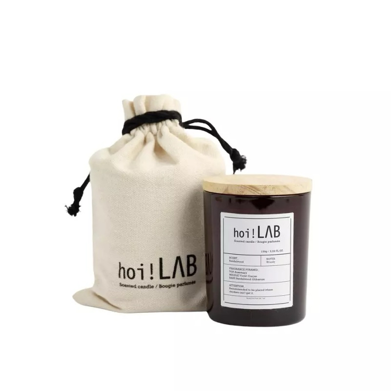 【hoi!LAB】實驗室-天然大豆香氛蠟燭150g/ 雪松檀木 | 蝦皮購物