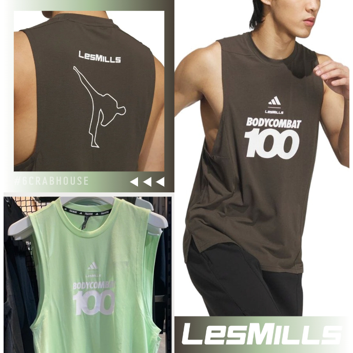 adidas 愛迪達 萊美 LES MILLS BODYCOMBAT 男性 背心 吸濕排汗 訓練 運動背心 JX8377 | 蝦皮購物