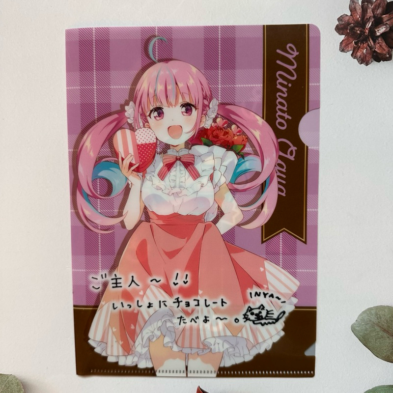 ￥My公仔￥ 日本限定 Hololive 全家 第六彈 情人節 資料夾 湊阿庫婭 阿夸 A5資料夾 百鬼綾目 大空昴 | 蝦皮購物