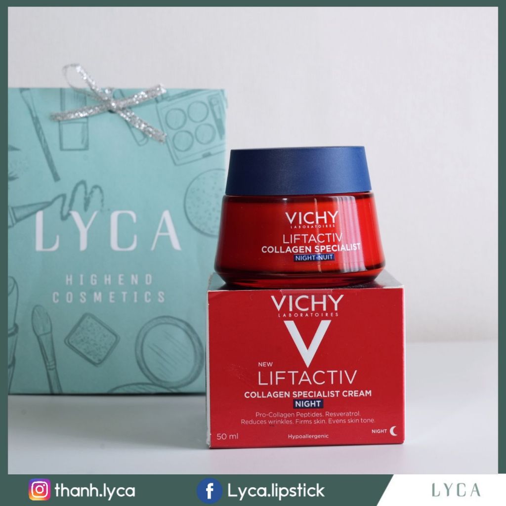 💚 [LYCA] 現貨 VICHY Liftactiv Collagen Specialist Night Cream | 蝦皮購物