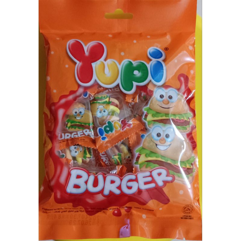 YUPI 呦皮漢堡QQ軟糖 超長效期 84公克 軟糖 食玩類 | 蝦皮購物