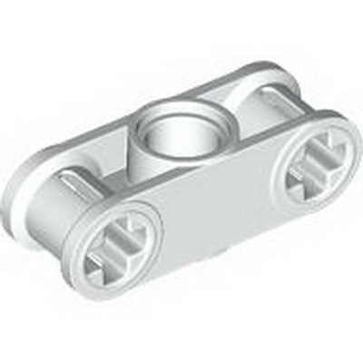 42142 6276981 32184 白色 1x3 雙十字孔 圓孔 接頭 連接器 科技[正版LEGO 樂高類] | 蝦皮購物