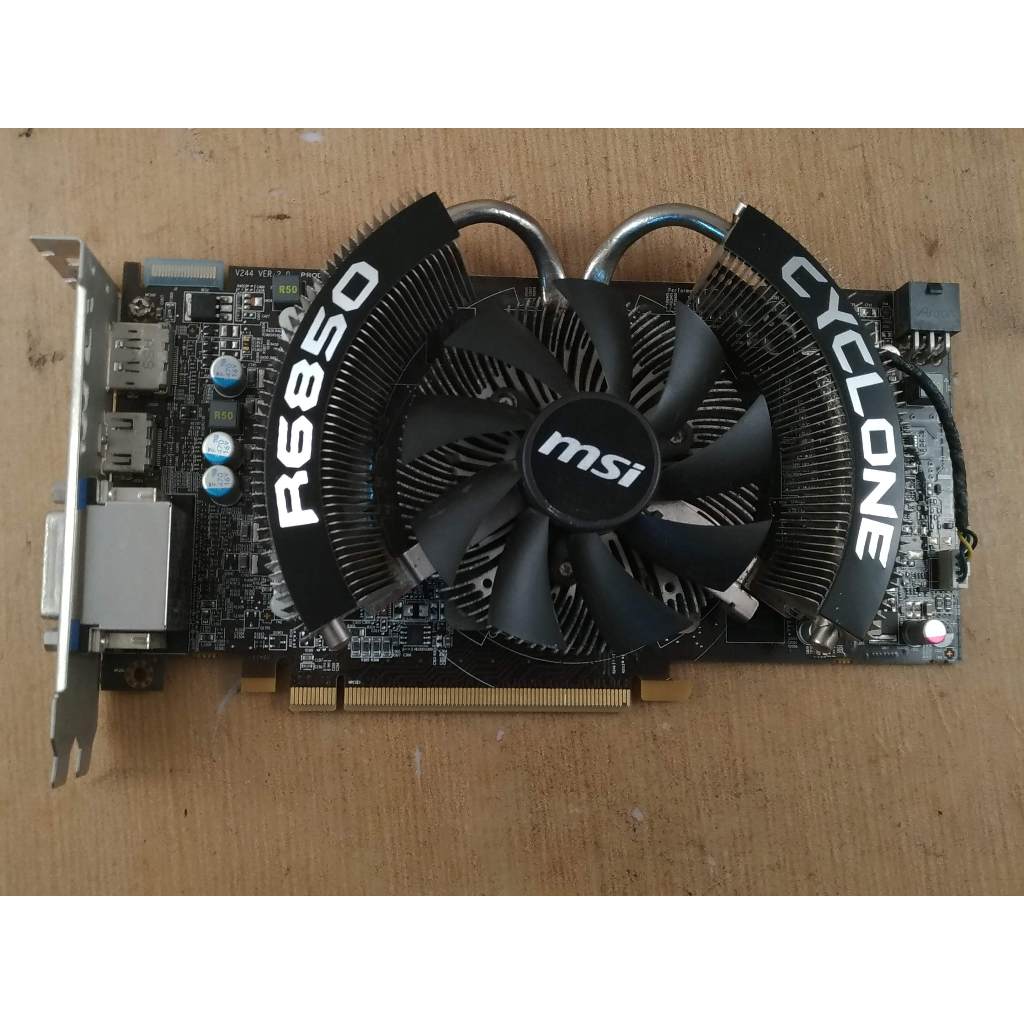 功能正常 微星 MSI R6850 CYCLONE 1GD5 PE/OC | 蝦皮購物