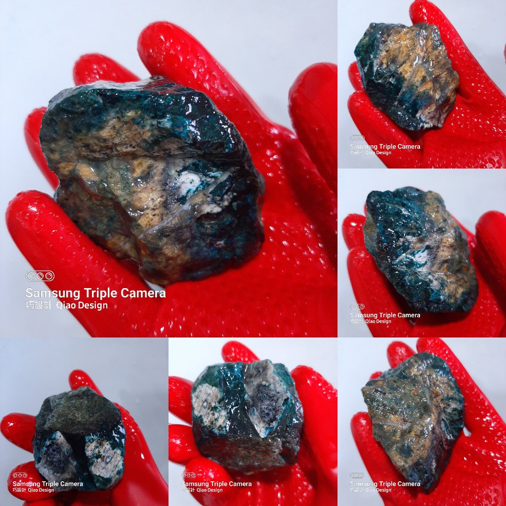 【巧設計 花東石】B2004-3-138g 按克計價 每公克40元 台灣藍寶 鳳凰 虎斑 藍玉髓 花蓮石 原石 台灣礦 | 蝦皮購物