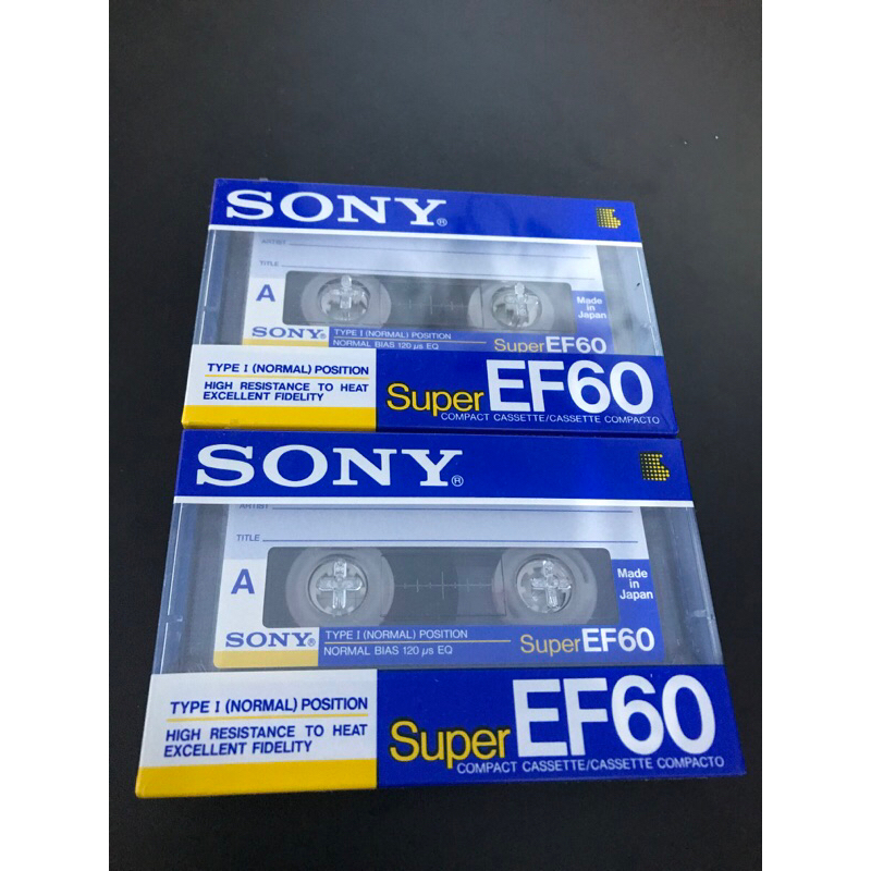 Sony EF60 空白錄音帶（全新未使用） | 蝦皮購物
