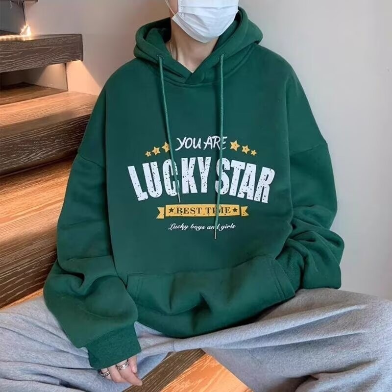 帽T男 長袖上衣男 連帽衛衣男士 大學T【M-5XL】衛衣男連帽潮流重磅寬松簡約印花潮牌ins秋冬加厚衣服@木吉街風男裝 | 蝦皮購物