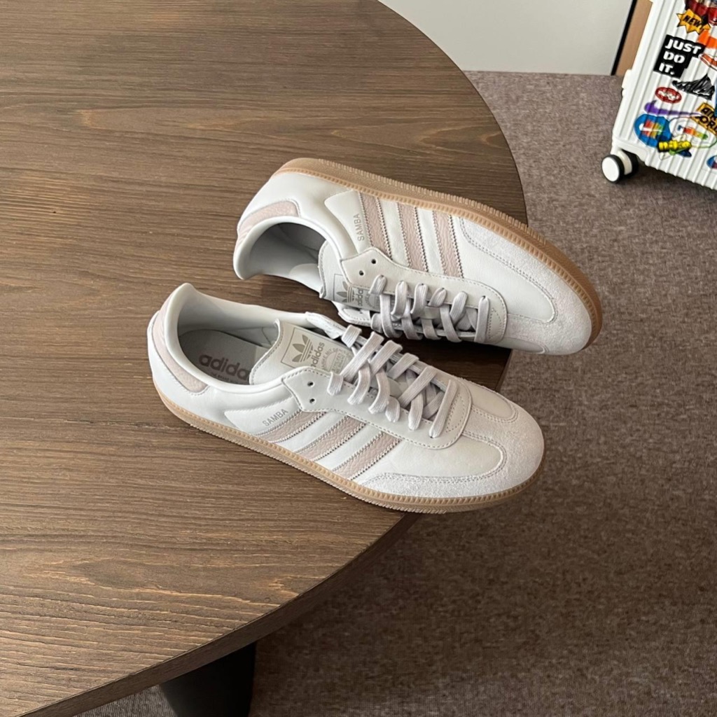-EJ- ADIDAS SAMBA OG 灰奶茶 低飽和 米灰 牛奶糖底 男女鞋 JH5792 | 蝦皮購物