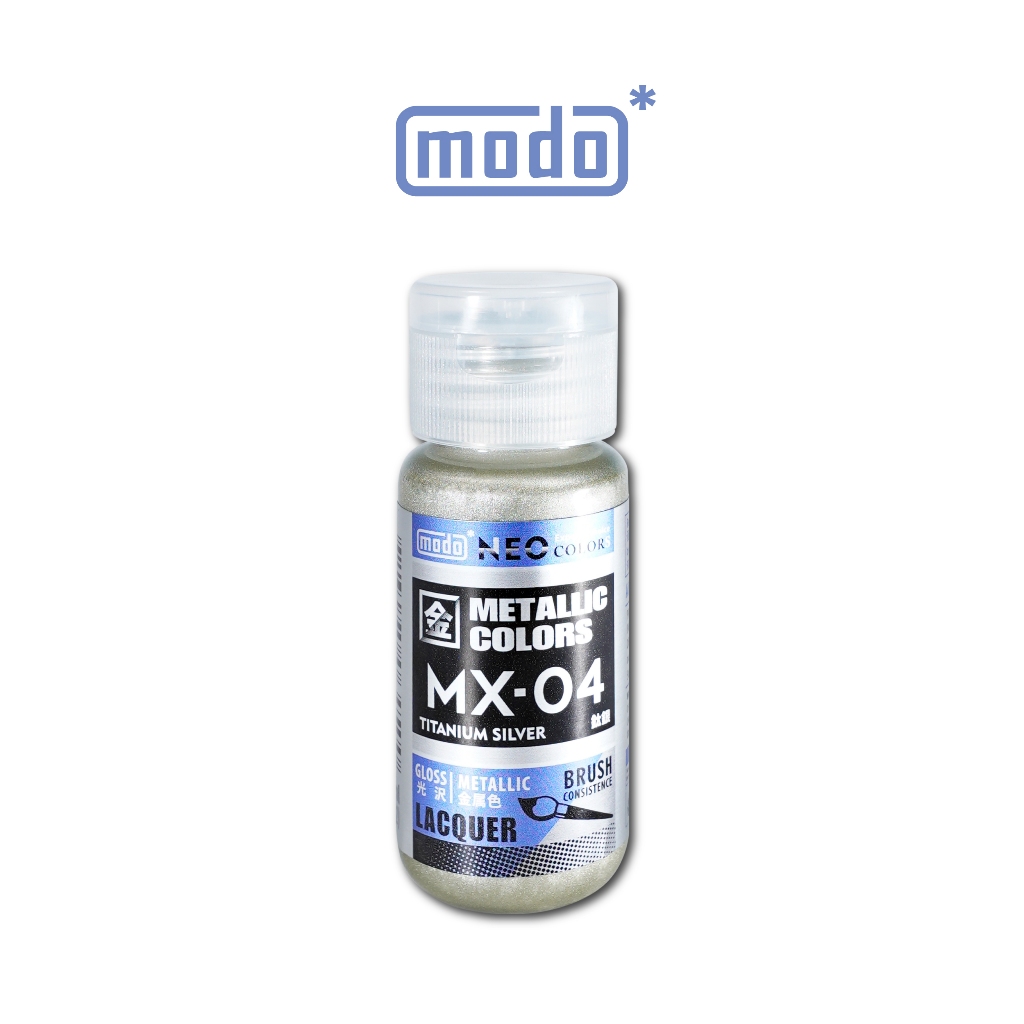 【modo摩多】NEO MX-04 MX04 鈦銀/30ML/金屬色/油性漆/模型漆｜官方賣場 | 蝦皮購物