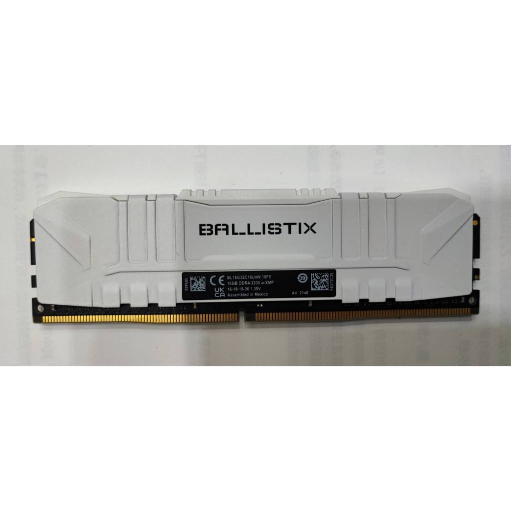 （二手）美光 Micron Crucial Ballistix SODIMM DDR4-3200-16G-白 超頻散熱片 | 蝦皮購物