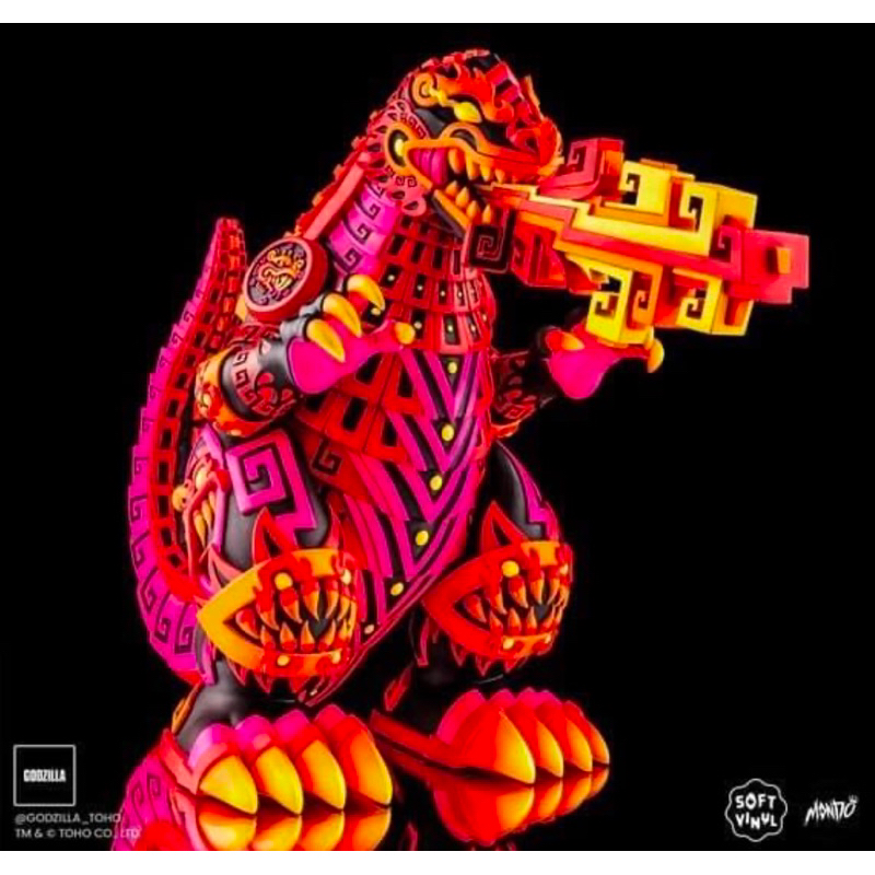 現貨 Mondo SDCC Aztec’s Godzilla - Vinyl Designer Figure | 蝦皮購物