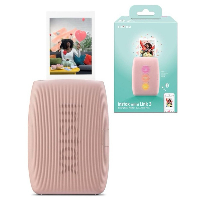 日本代購 🇯🇵 現貨instax mini Link 3 fuji 含空白底片10張 拍立得 相片列印 禮物 | 蝦皮購物