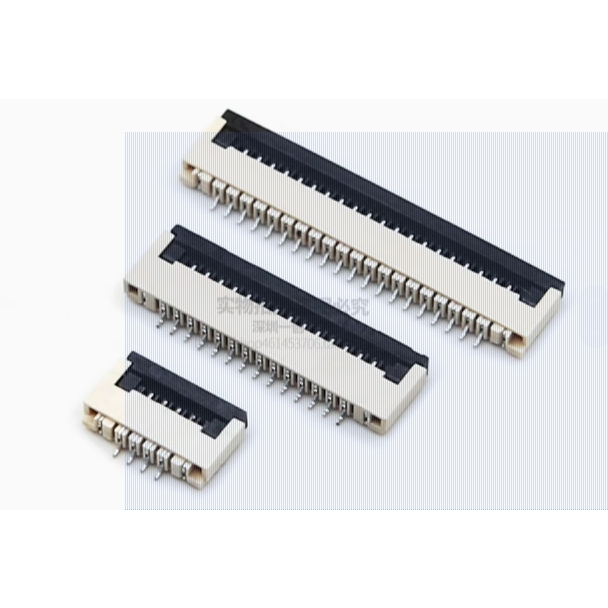 電腦維修零件,電子維修零件 FPC/FFC連接器1.0mm翻蓋下接 扁平軟排線 掀蓋式插座4P/6P/8P-32P | 蝦皮購物