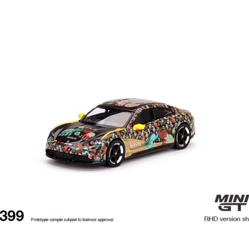 MINI GT 399 保時捷 Taycan Turbo S 泰國NaRaYa聯名限量版彩繪塗裝 | 蝦皮購物