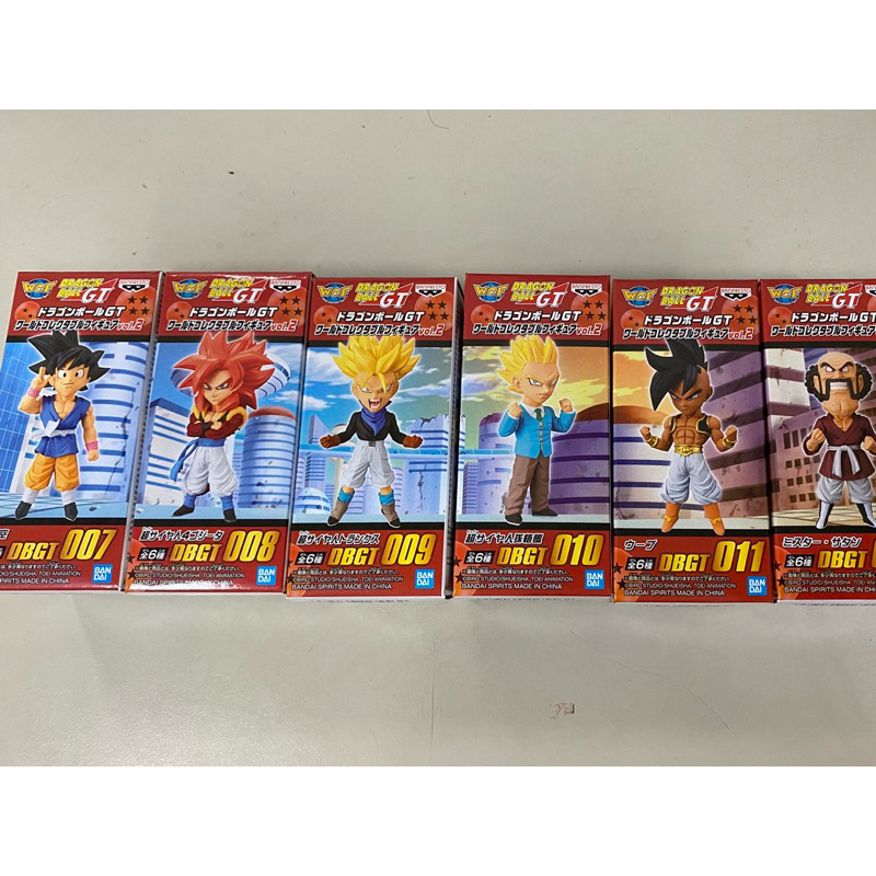 七龍珠GT WCF GT vol.2 vol.3 孫悟空 悟吉塔 特南克斯 悟天 烏普 貝吉塔達爾 貝比 貝比大猿 超三 | 蝦皮購物