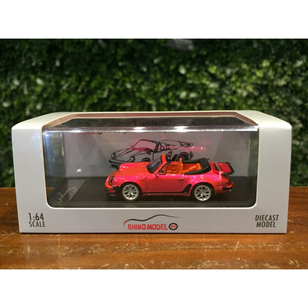 1/64 RhinoModel Singer Turbo Porsche 930 Cabriolet Pink【MGM】 | 蝦皮購物