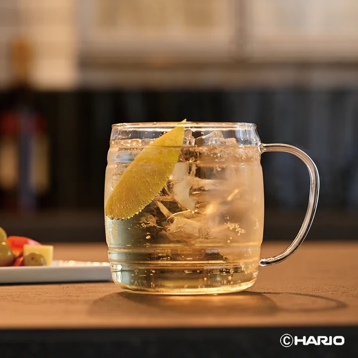 【日本HARIO】酒桶型啤酒玻璃杯620ml《有點厲害日韓代購》玻璃杯 水杯 飲料杯 酒杯 啤酒杯 | 蝦皮購物