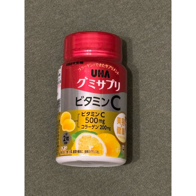 UHA味覺糖 維他命C維生素C軟糖 檸檬口味 60粒#2026.05 | 蝦皮購物