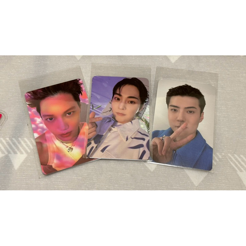 EXO 正規七輯 EXIST 小卡 K4 Ktown4U 特典卡 吳世勳 Xiumin Kai | 蝦皮購物
