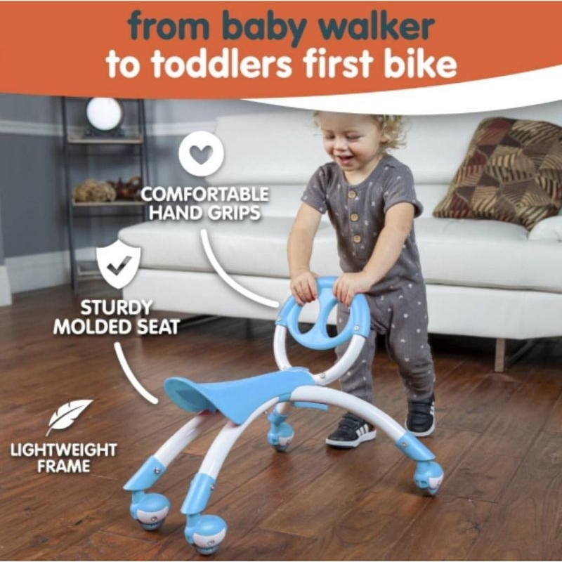 Pewi 步行騎乘玩具 -TERRIFIC RIDE-ON：YBike Pewi (藍色) 二手賣490 | 蝦皮購物