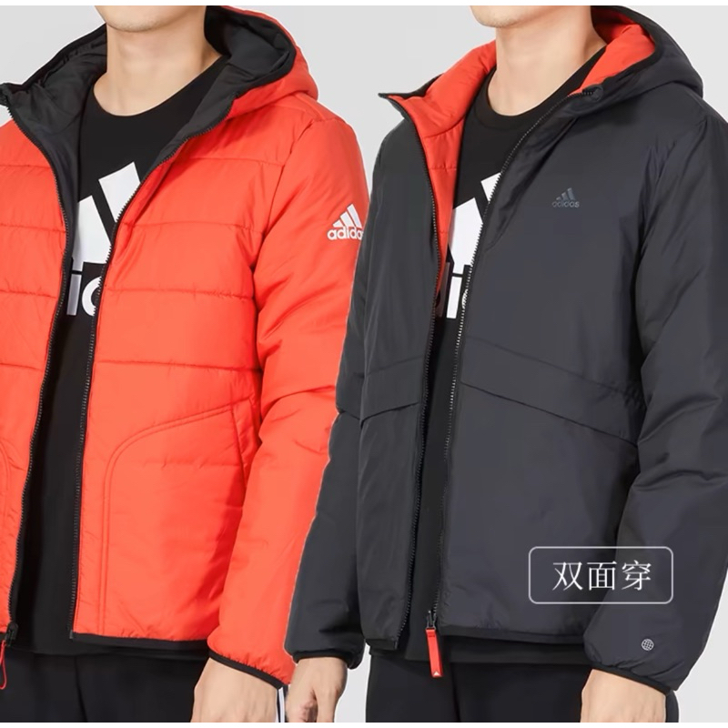 降！全新 ADIDAS RVSB PD JKT 帥氣 紅黑 雙面穿 連帽 保暖 外套 夾克 運動 HY7219 | 蝦皮購物
