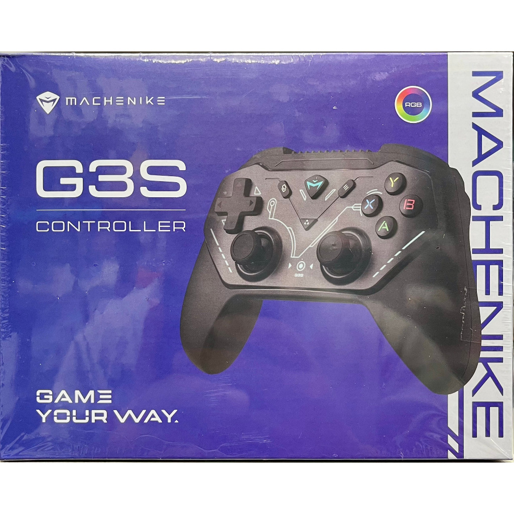 MACHENIKE G3s RGB有線電競遊戲搖桿-黑 | 蝦皮購物