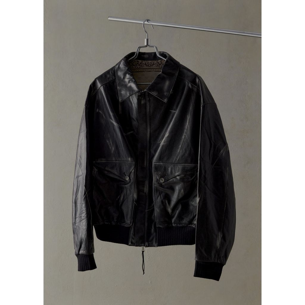 Professor.E｜Battle-damaged A-2 Cowhide Leather Jacket 全新品 | 蝦皮購物
